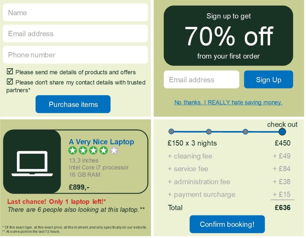 Bits of advice: the true colours of dark patterns - Oxera